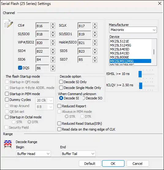 Octal mode (8 data I/O) Serial NOR Flash - Professional, Portable ...